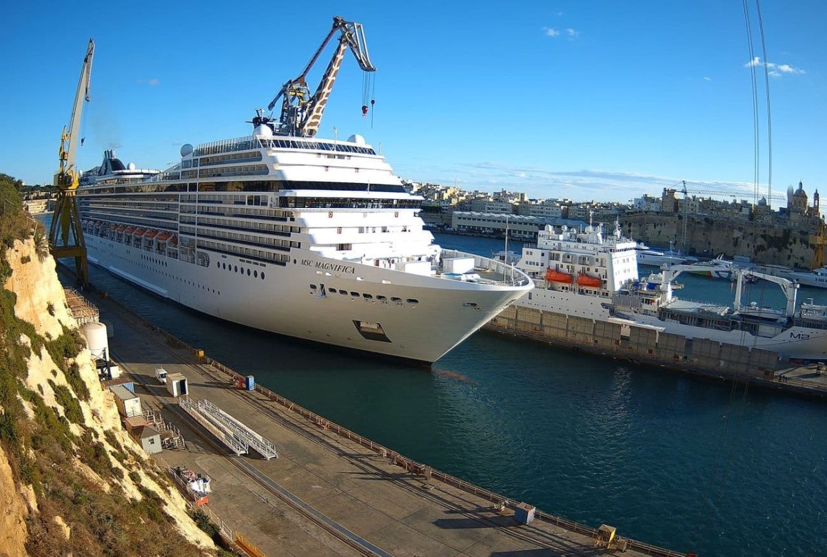 MSC Magnifica Refurbishment Begins at Palumbo Malta Shipyard - Cruise ...